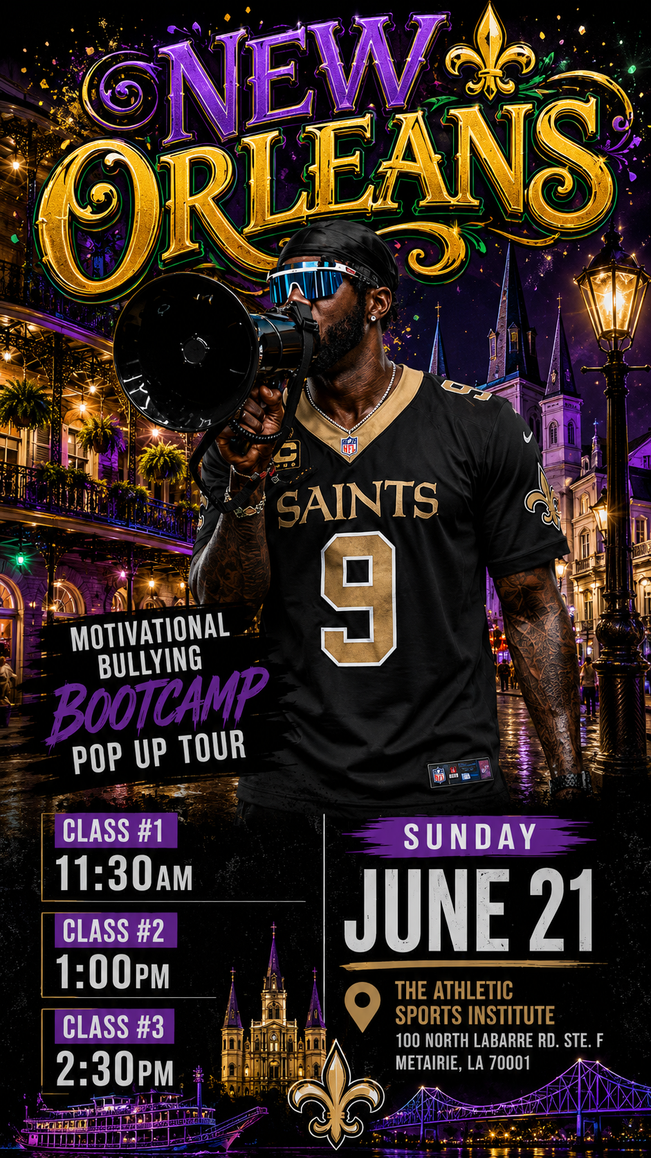 Motivational Bullying BootCamp Pop Up Tour - New Orleans, LA – Train ...